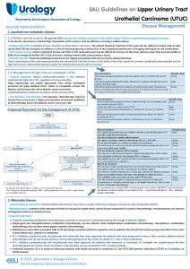 EAU Guidelines on Upper Urinary Tract Urothelial Cell Carcinoma ...