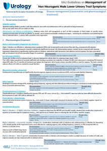 EAU Guidelines on Management ofNon-Neurogenic Male Lower Urinary Tract ...