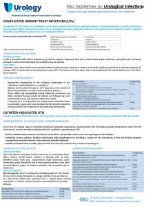 EAU Guidelines on Urological Infections III - Urology Cheatsheets